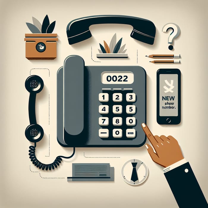 Company Phone Number Change Imagery | AI Art Generator | Easy-Peasy.AI