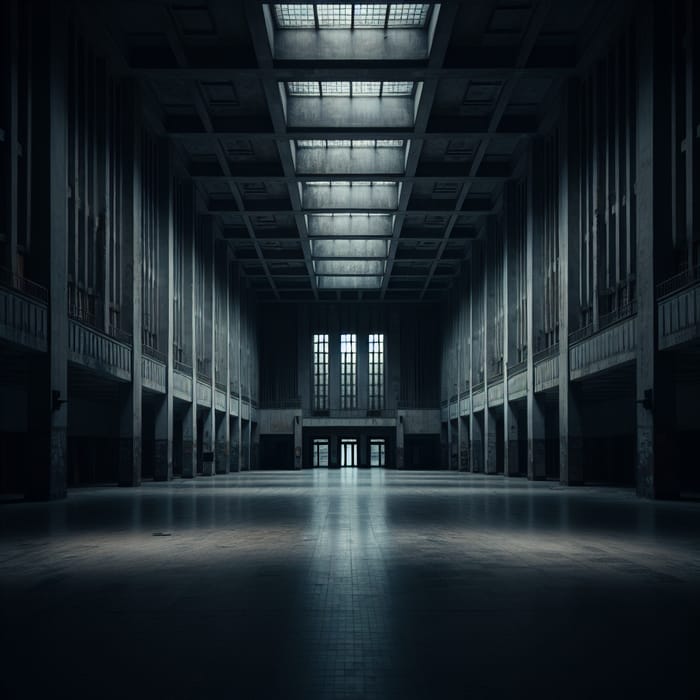 Abandoned School in Eerie Dim Light | AI Art Generator | Easy-Peasy.AI