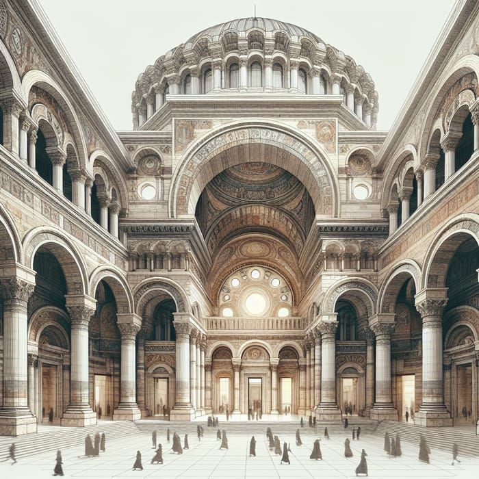 Urban Public Building Design: Basilicas and Landmarks | AI Art ...