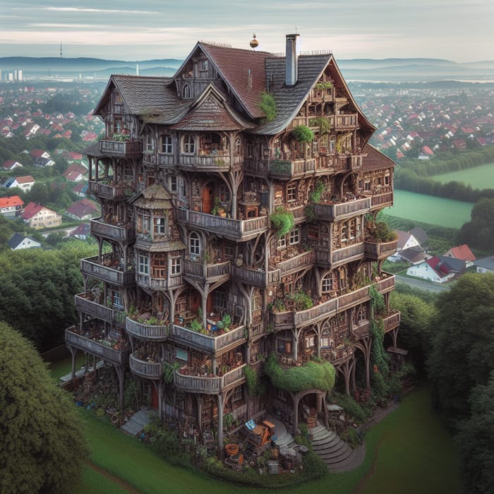 House with a Thousand - Endless Exploration | AI Art Generator | Easy ...