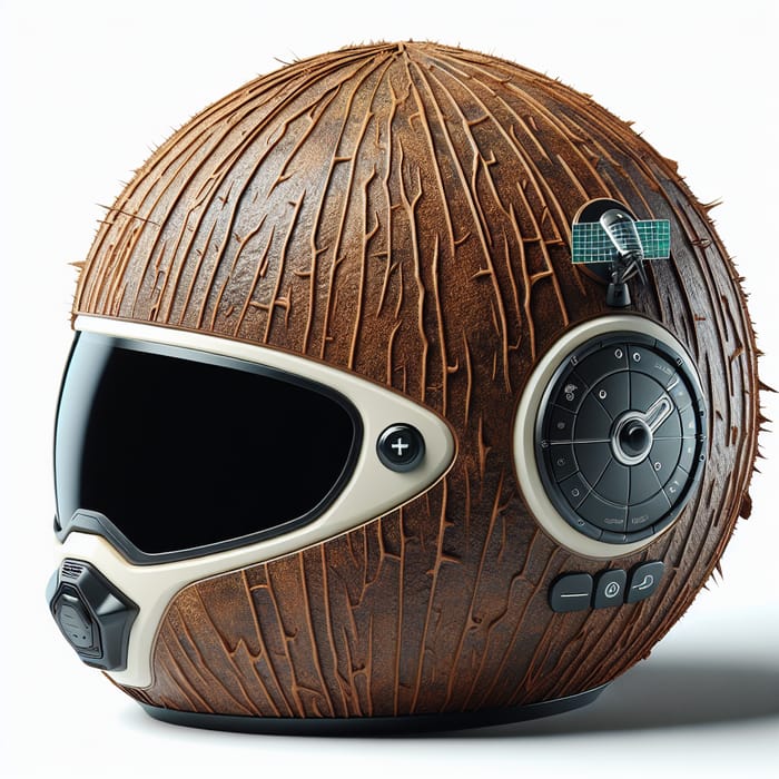 Coconut Helmet with GPS Technology | AI Art Generator | Easy-Peasy.AI