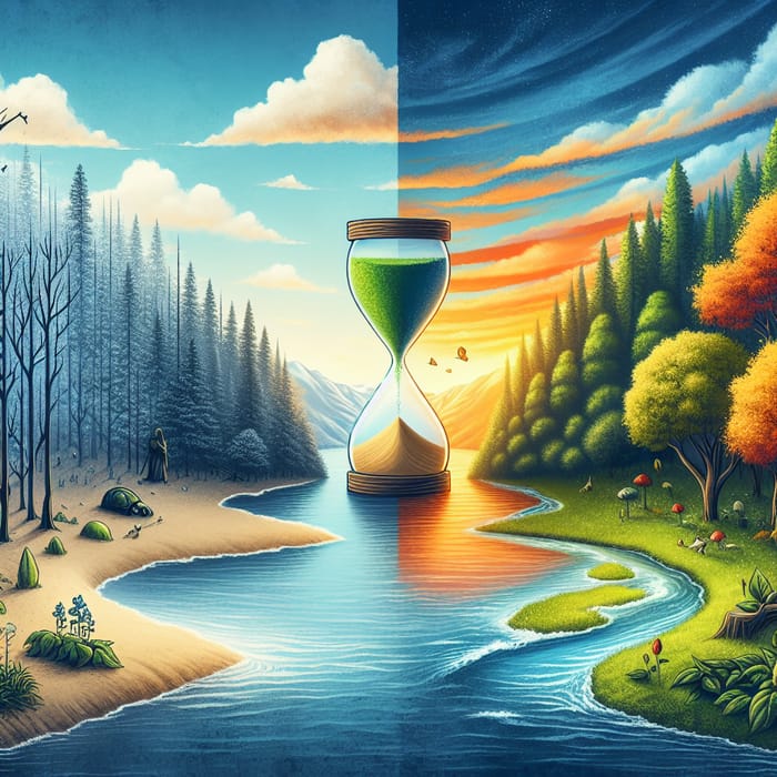 Embracing Change: A Visual Representation | AI Art Generator | Easy ...