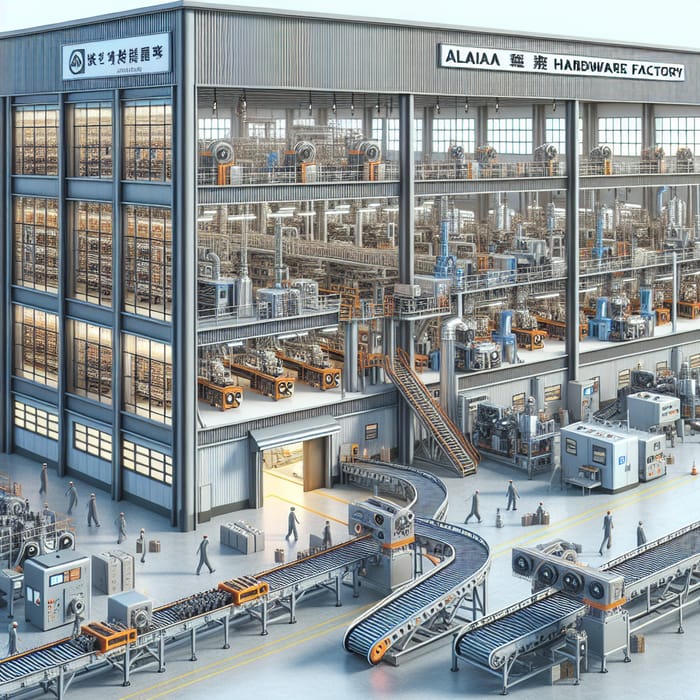 Alaia Hardware Factory: A Modern Industrial Hub | AI Art Generator ...