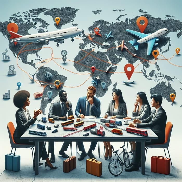 Inclusive Transport Policy Discussion | Global Concept | AI Art ...