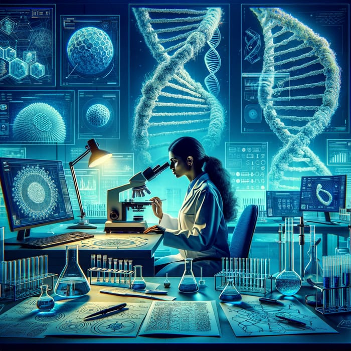 Innovative Genetic Engineering Laboratory | AI Art Generator | Easy ...
