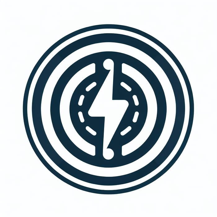 Electric Power Charging Symbol | Modern Lightning Icon | AI Art ...