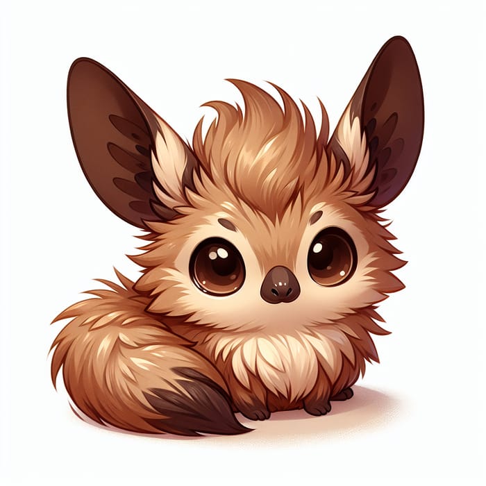 Discover Eevee: The Enchanting Brown-Furred Creature | AI Art Generator ...