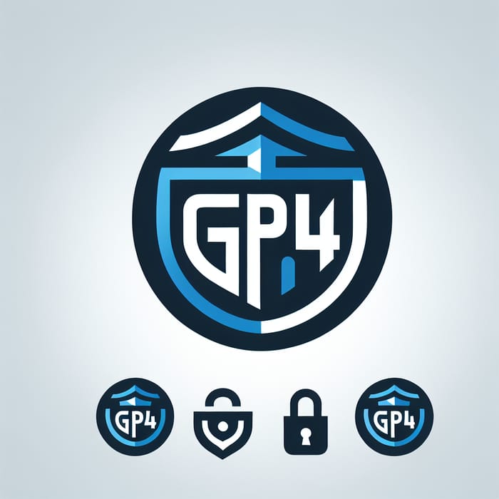 GP4 Security Logo Design - Symbolizing Protection & Safety | AI Art ...