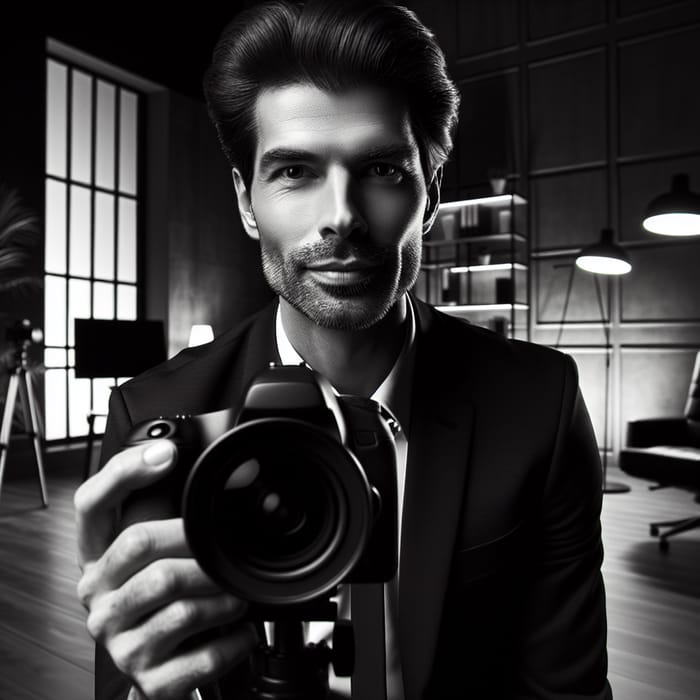 Professional Studio Portrait in Modern Office | Canon EOS R5 | AI Art ...