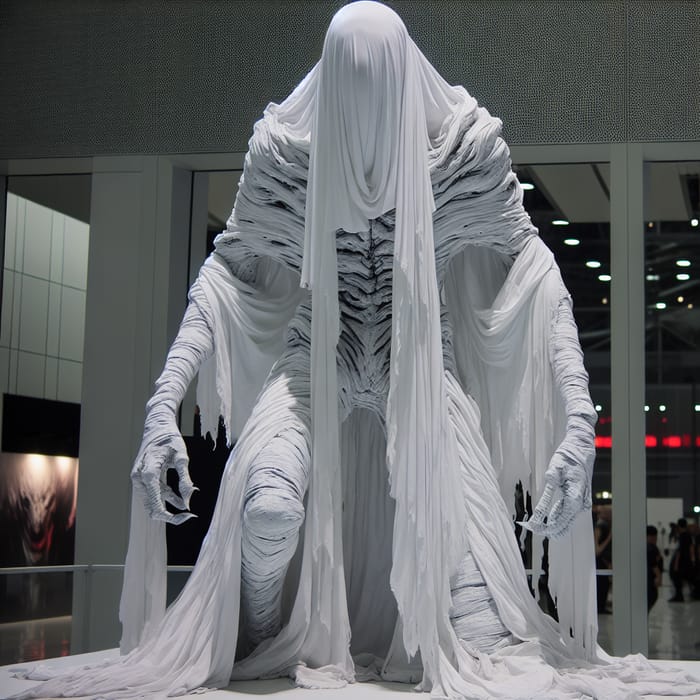 Faceless White Garments Monster - Mysterious and Intriguing | AI Art ...