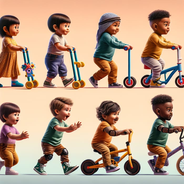 Development of Child Movement Coordination Skills | AI Art Generator ...