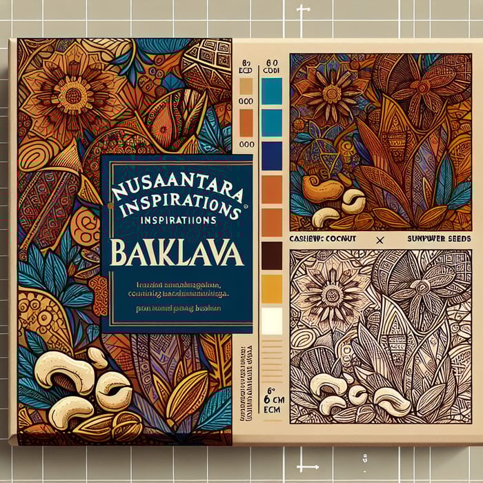 Luxurious Baklava Packaging with Cultural Motifs from Indonesia | AI Art Generator | Easy-Peasy.AI