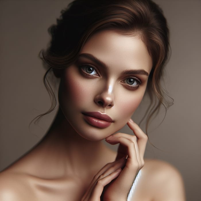 Stunningly Beautiful Woman Portrait | Realistic Fine Art Portraiture | AI Art Generator | Easy ...
