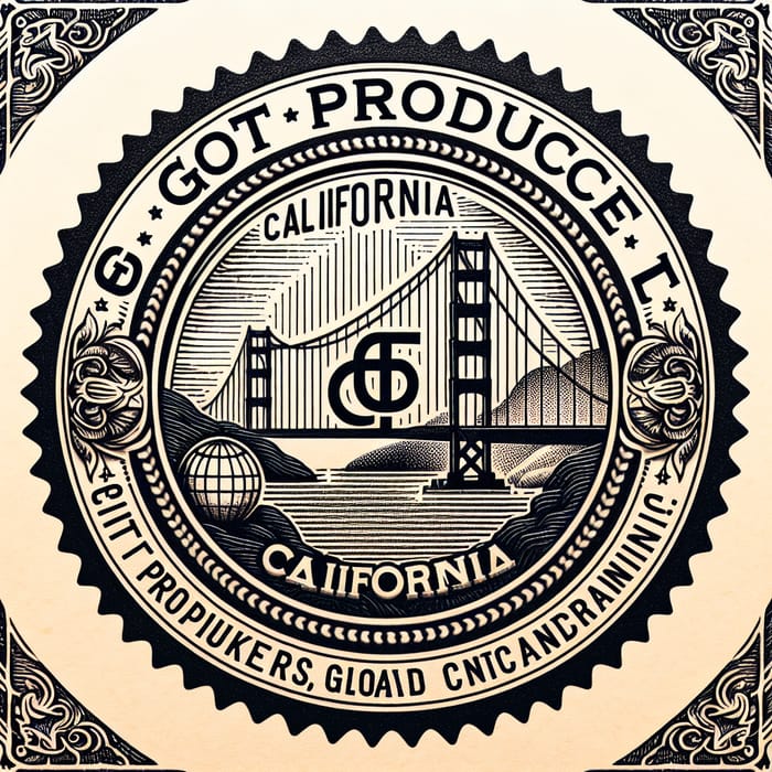 Intricately Designed Company Stamp for California Benefit Corporation ...
