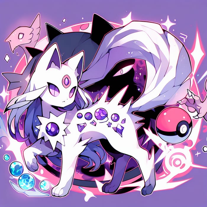Discover Psychic-Normal Feline Pokémon | AI Art Generator | Easy-Peasy.AI