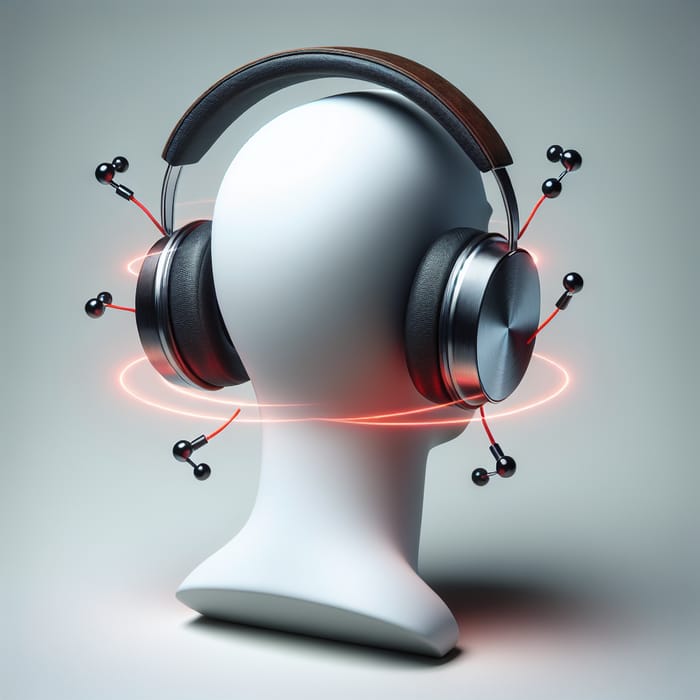 Levitating Headphones - Floating Magnetic Headphones | AI Art Generator ...