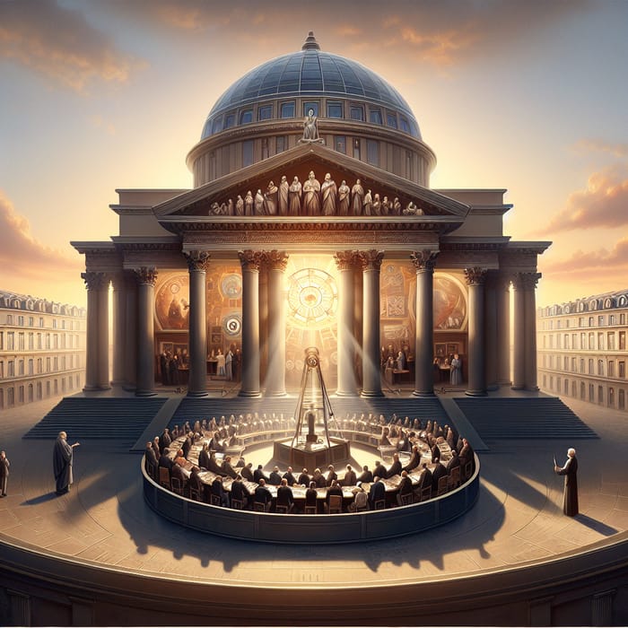 Institute: Symbol of Humanity's Pursuit for Truth and Service | AI Art ...