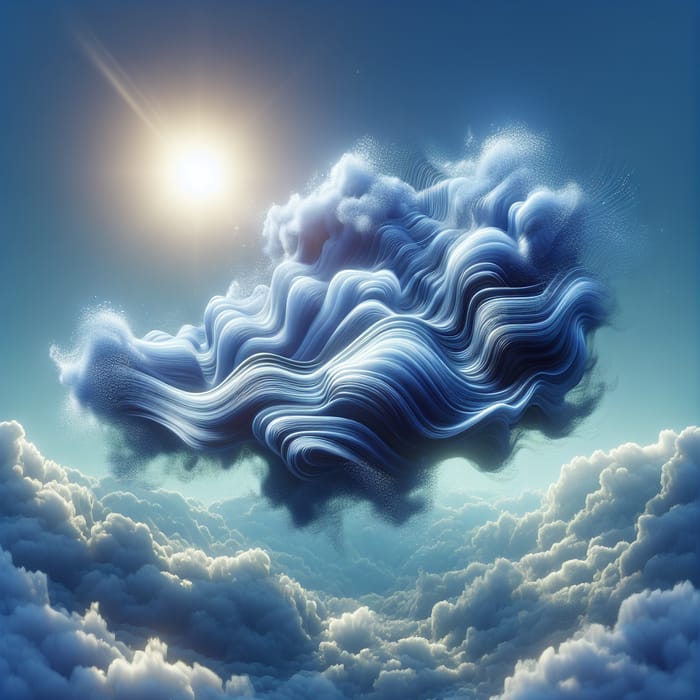 Air Parcel Visualization in Clear Sky | Stunning Image | AI Art ...