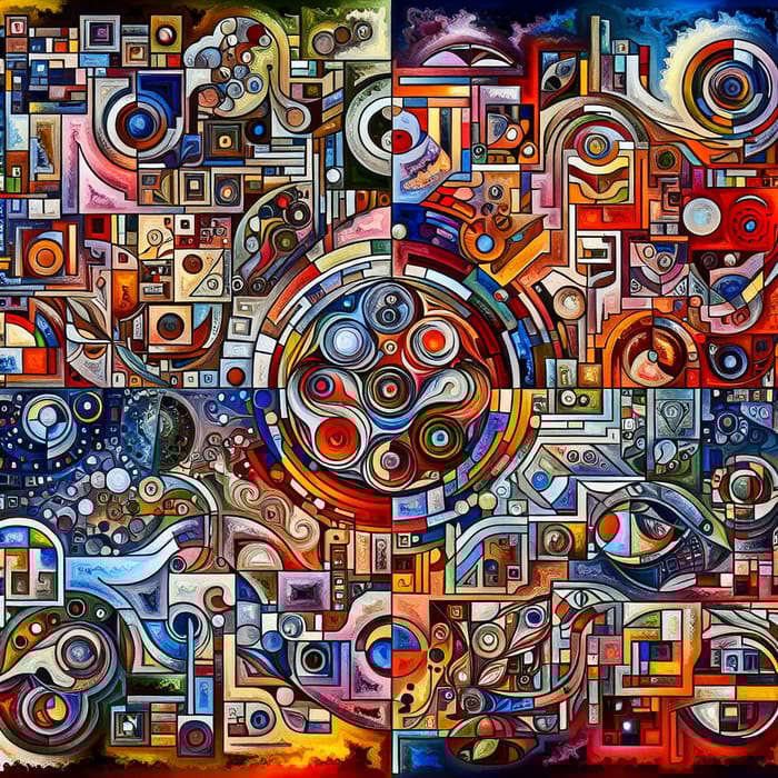 Abstract Representation of Humanity | Artistic Expression | AI Art ...