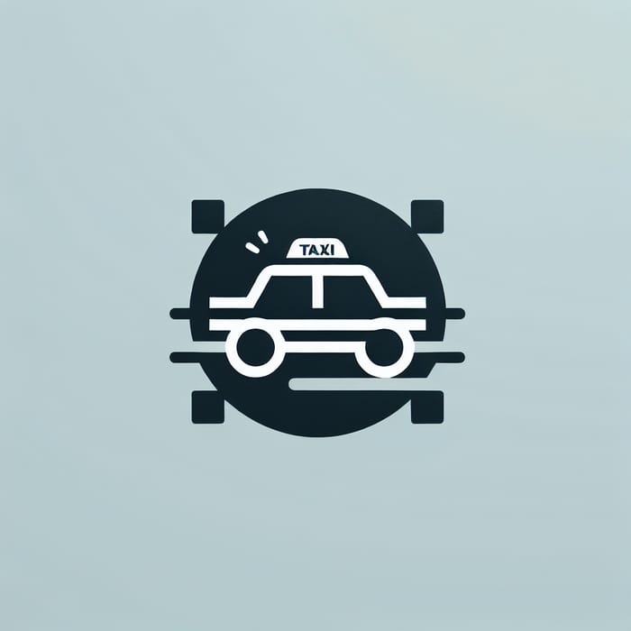 Modern Taxi Service Logo Design - Minimalist & Sleek | AI Art Generator ...