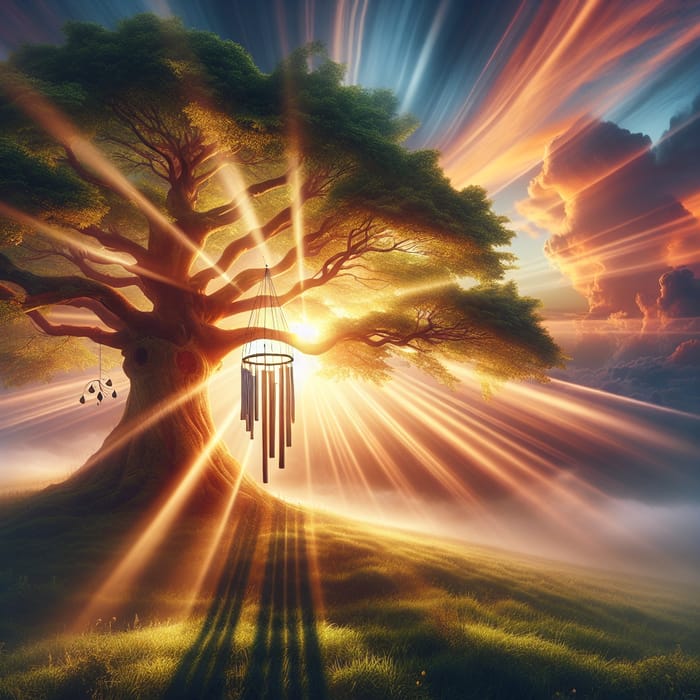 Spiritual Tranquility in Nature's Embrace | AI Art Generator | Easy ...