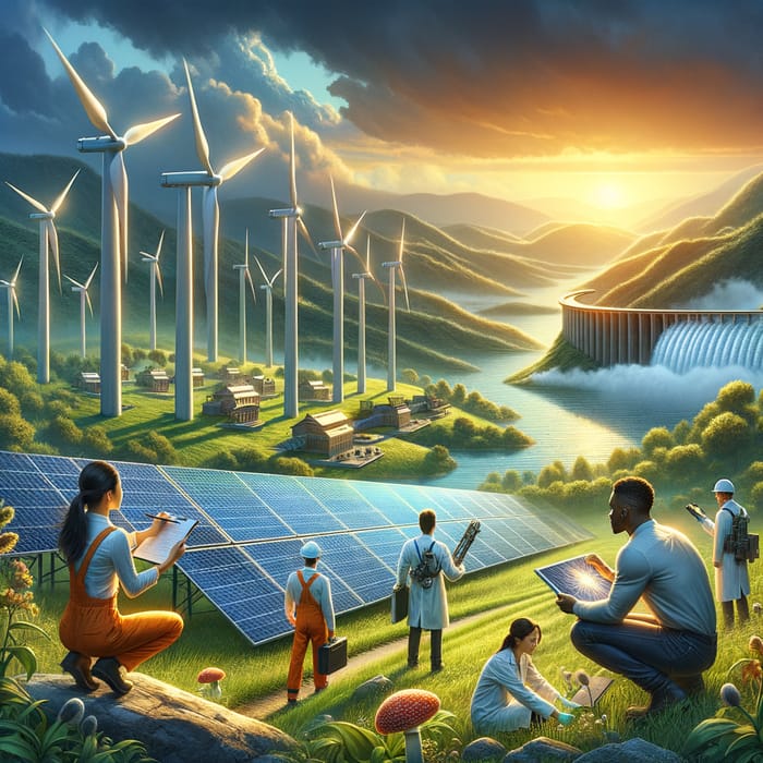 Renewable Energy Solutions | AI Art Generator | Easy-Peasy.AI