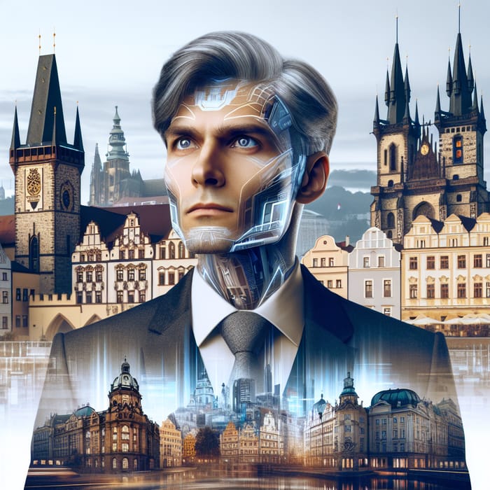 Czech Republic 2024: Contemporary Attire & Futuristic Cityscape | AI ...