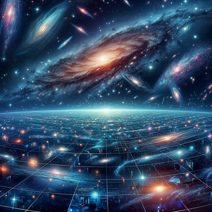 Voluminous Space with Galaxies and Quasars - Envision the Cosmos | AI ...