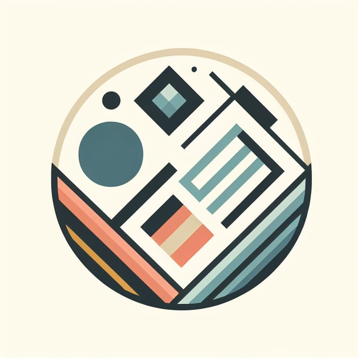 Modern Logo Design with Abstract Geometric Shapes | AI Art Generator ...