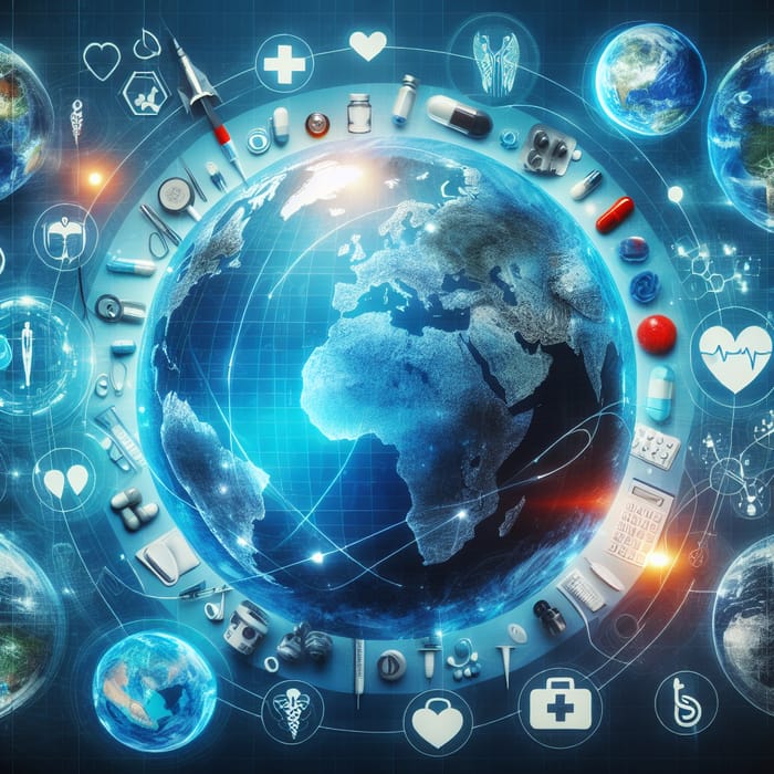 Global Impact of Medicine in Reducing Worldwide Diseases | AI Art ...