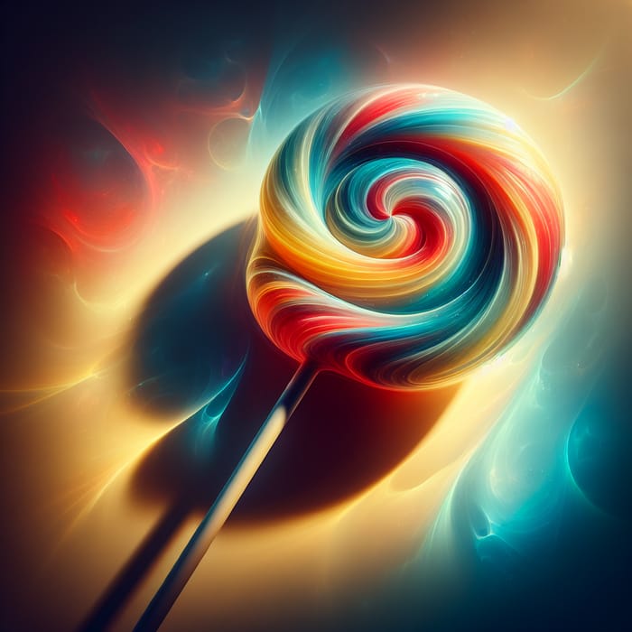 Vibrant Lollipop Swirl | Candy Universe Dream | AI Art Generator | Easy ...