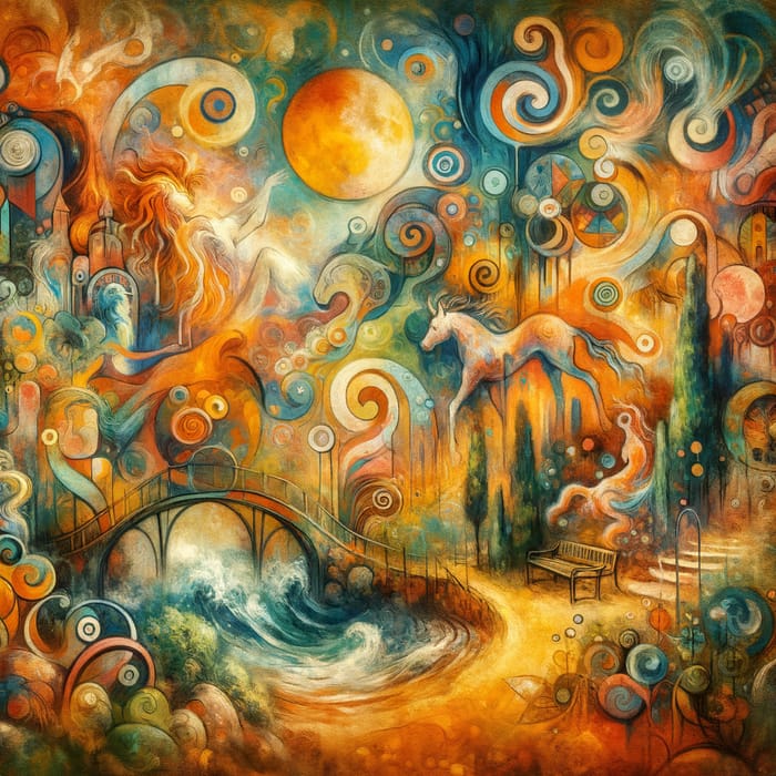 Chagall & Dali: Surreal Street Art & Poetic Genius | AI Art Generator ...