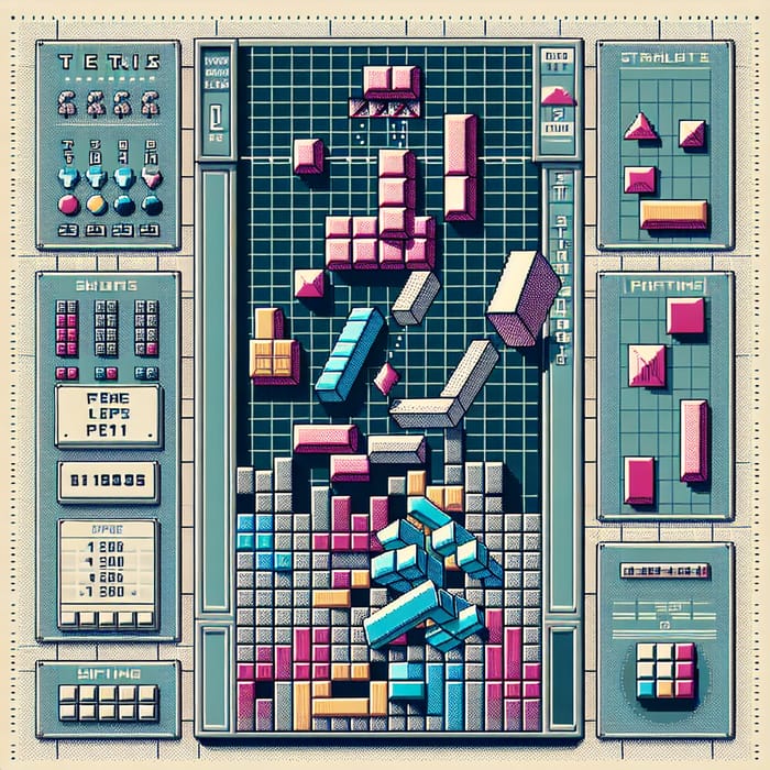 Falling blocks game store