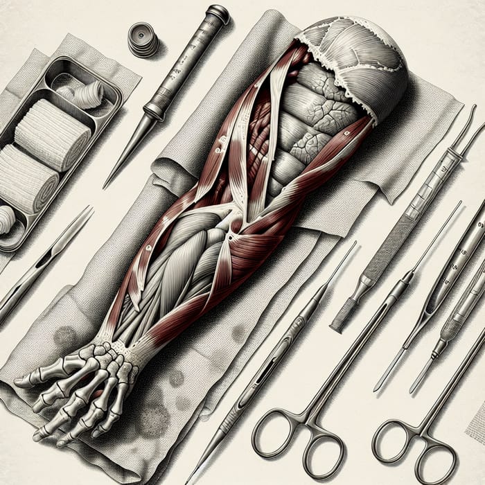 Incised Wounds Illustration on Human Arm | AI Art Generator | Easy-Peasy.AI