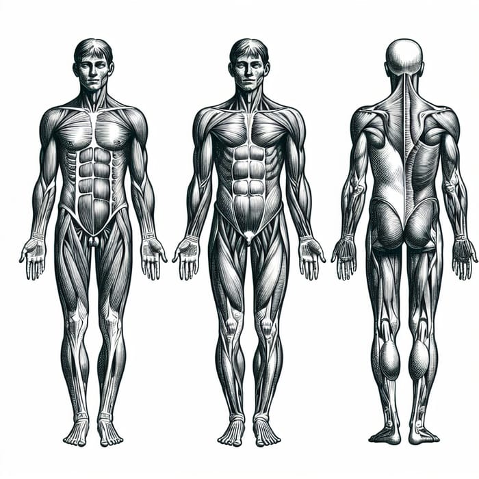 Human Body Illustration - Detailed Anatomical Depiction | AI Art ...
