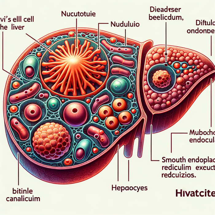 Liver Cell Understanding The Structure And Functionality AI Art