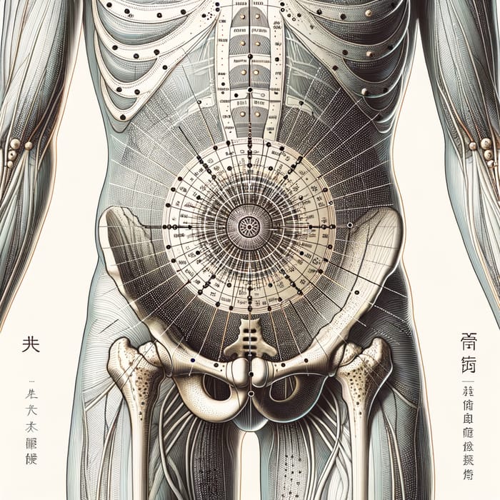 Shenque Acupuncture Point in Human Body | AI Art Generator | Easy-Peasy.AI