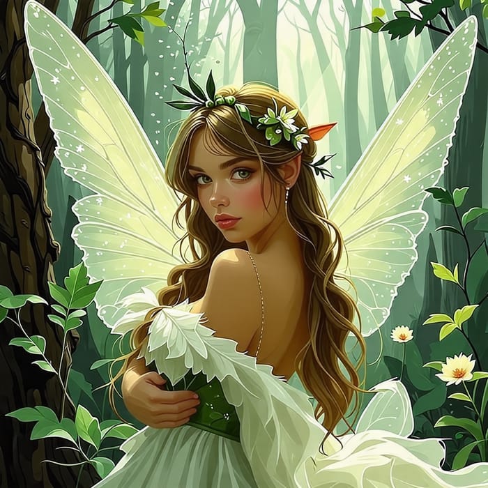 Enchanting Forest Fairy - Discover Magical Creatures | AI Art Generator ...