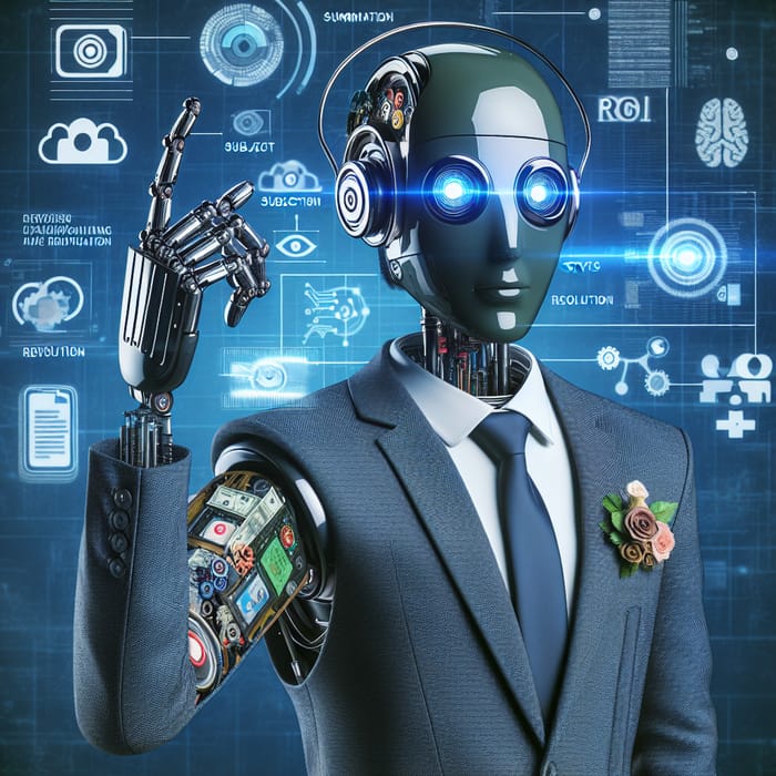 A.I. Bots Revolution: Innovative Technology, Modern Design | AI Art Generator | Easy-Peasy.AI