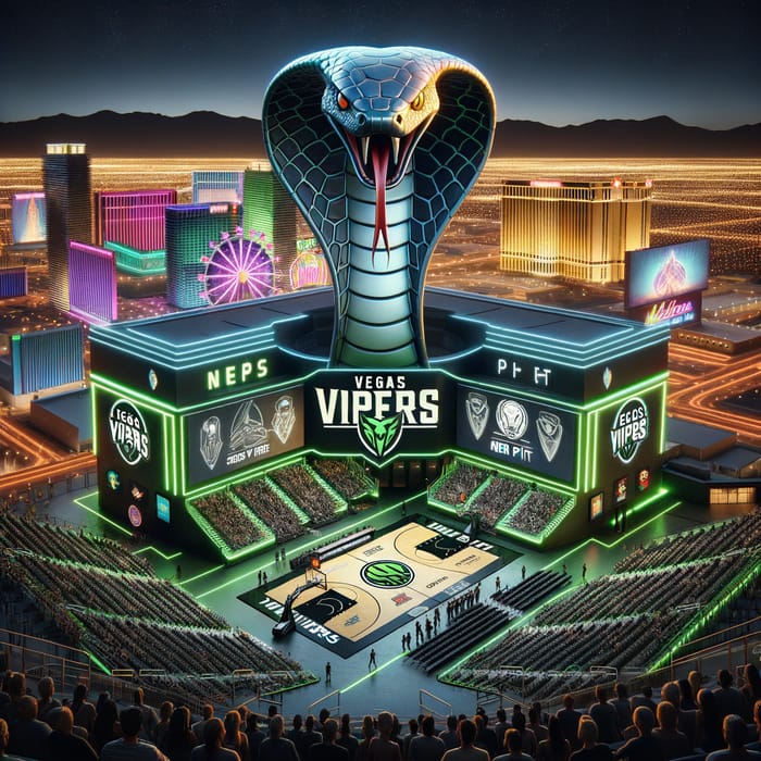 Vegas Vipers Basketball Team | Las Vegas Arena Experience | AI Art ...