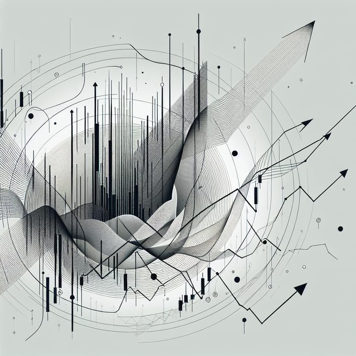 Minimalistic Financial Markets Art Representation | AI Art Generator ...