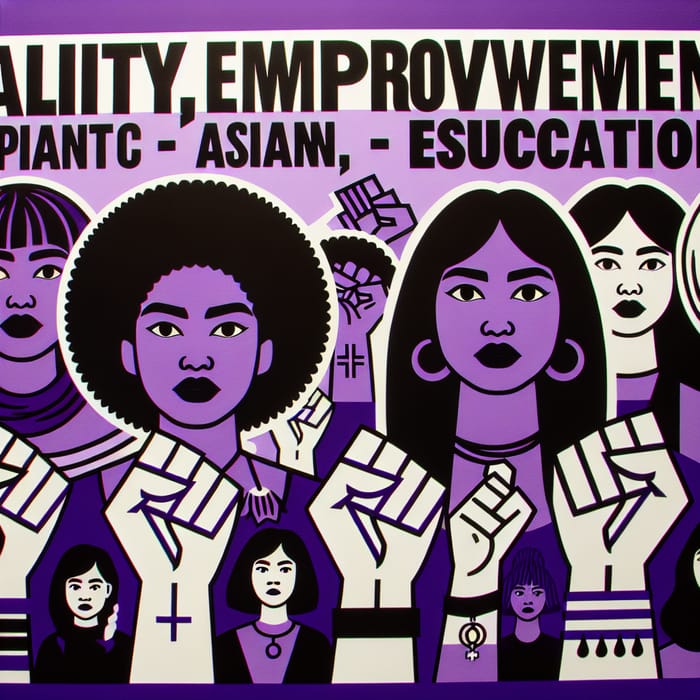 Feminist Poster: Diversity and Unity in Equality Movement | AI Art ...