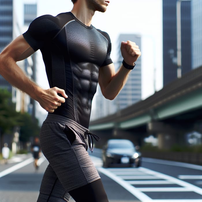 Jogging in Sportswear - Fitness Activity | AI Art Generator | Easy-Peasy.AI