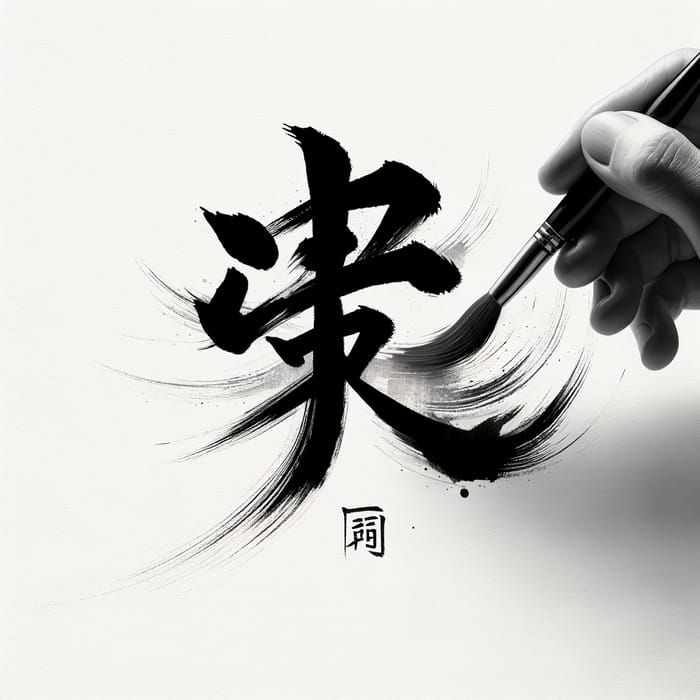 Captivating Japanese Calligraphy: Unraveling Anxiety | AI Art Generator ...