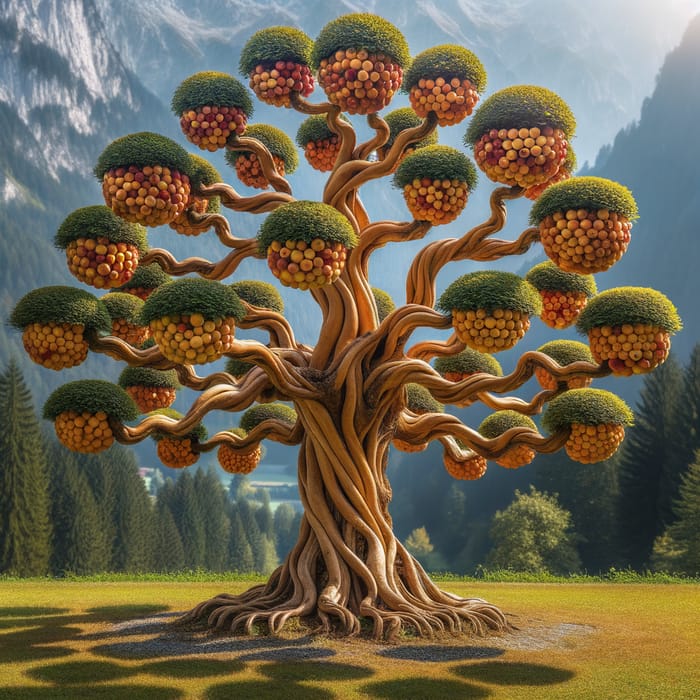 Beautifully Pruned Tree - Natural Symmetry | AI Art Generator | Easy ...