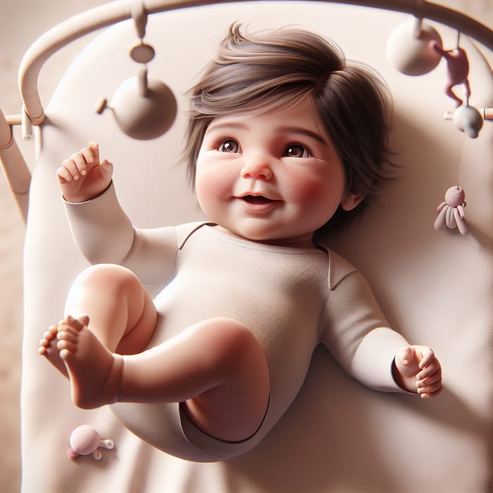 Adorable Big Baby Playing Happily with Toys | AI Art Generator | Easy ...