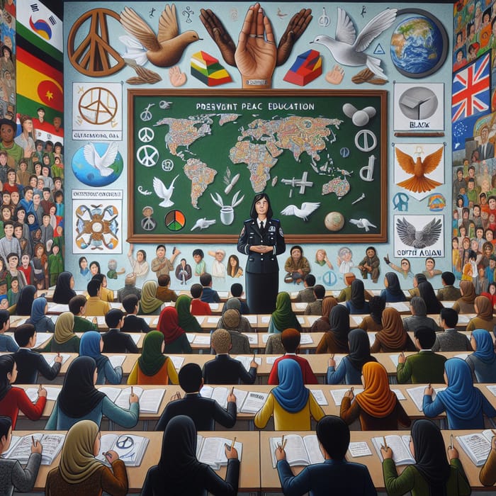 IPS Role in Conflict Prevention Through Peace Education | AI Art ...
