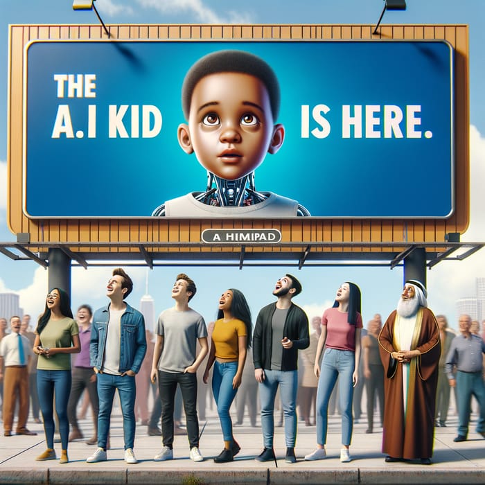 THE A.I. Kid | Witness the Excitement | AI Art Generator | Easy-Peasy.AI