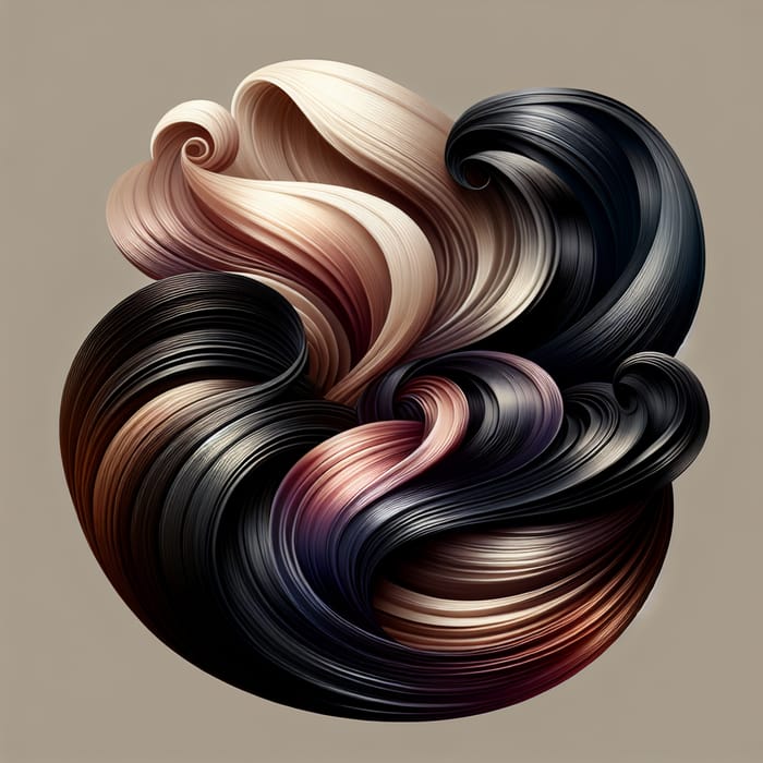 Ombré Hair Trend | Abstract Representation | AI Art Generator | Easy ...