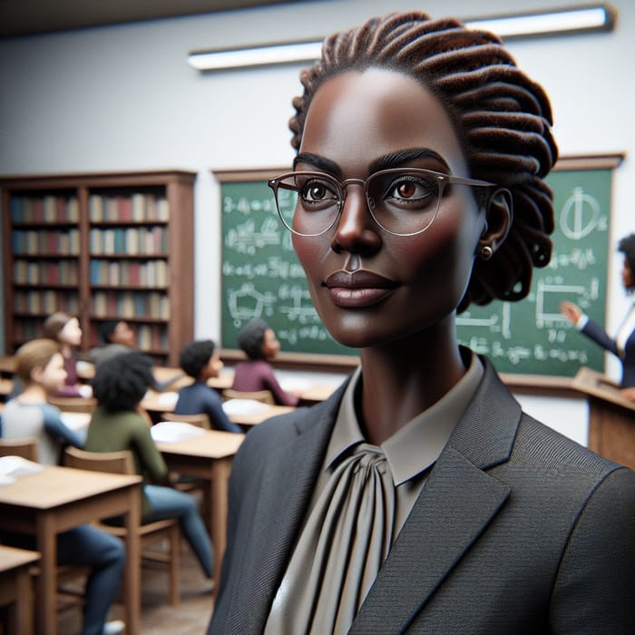 Dedicated University Professor in Action | AI Art Generator | Easy-Peasy.AI